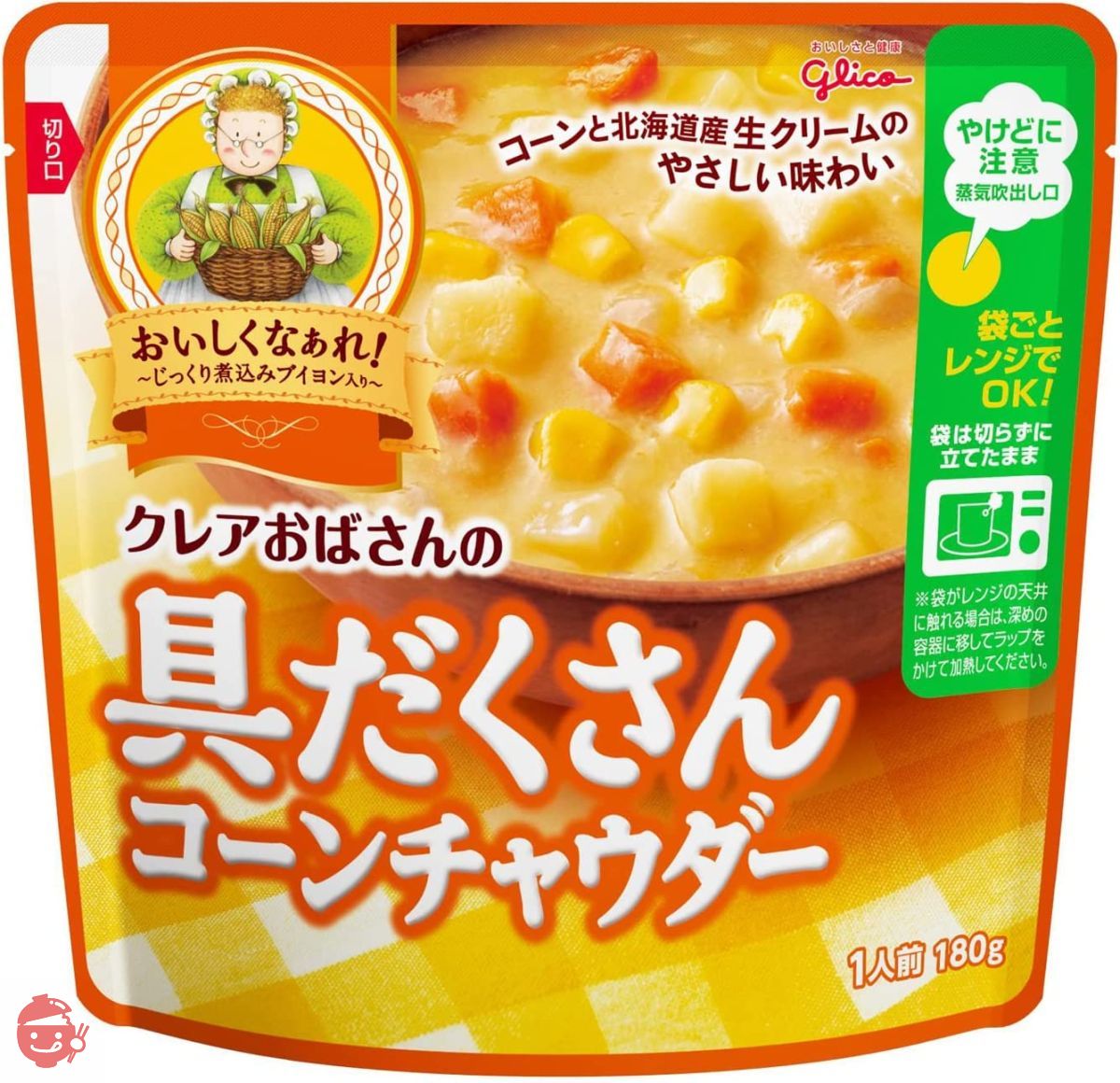 Ezaki Glico Aunt Claire's corn chowder 180g x 10 pieces – Japacle