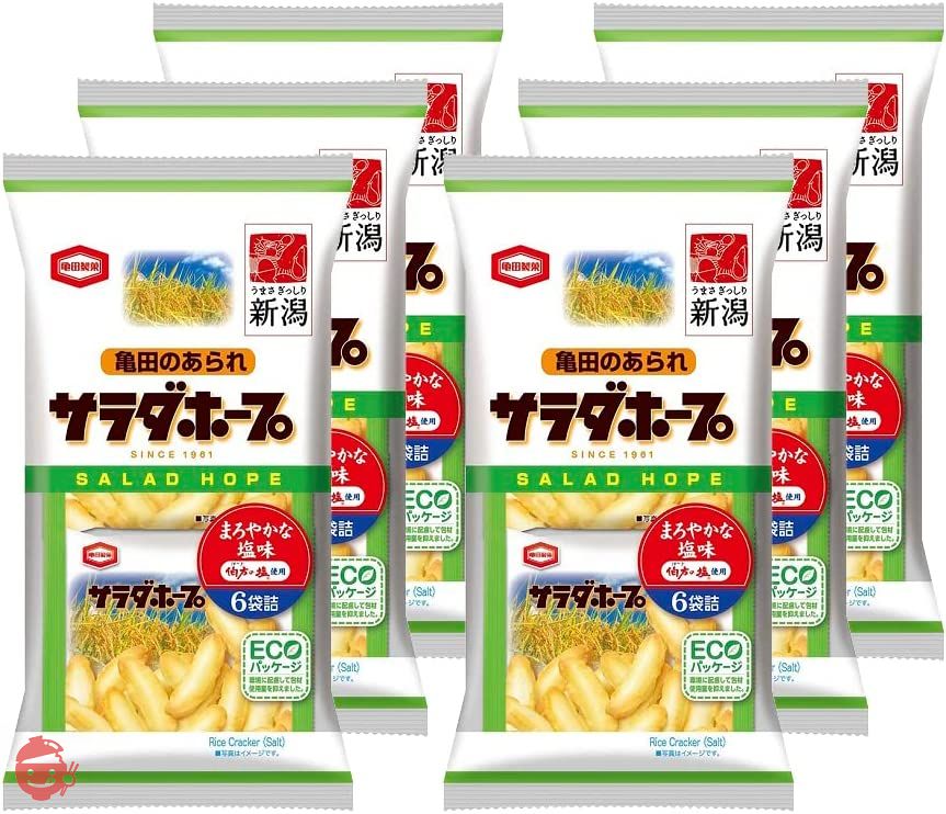 Kameda Seika salad hope salty 90g x 6 bags – Japacle