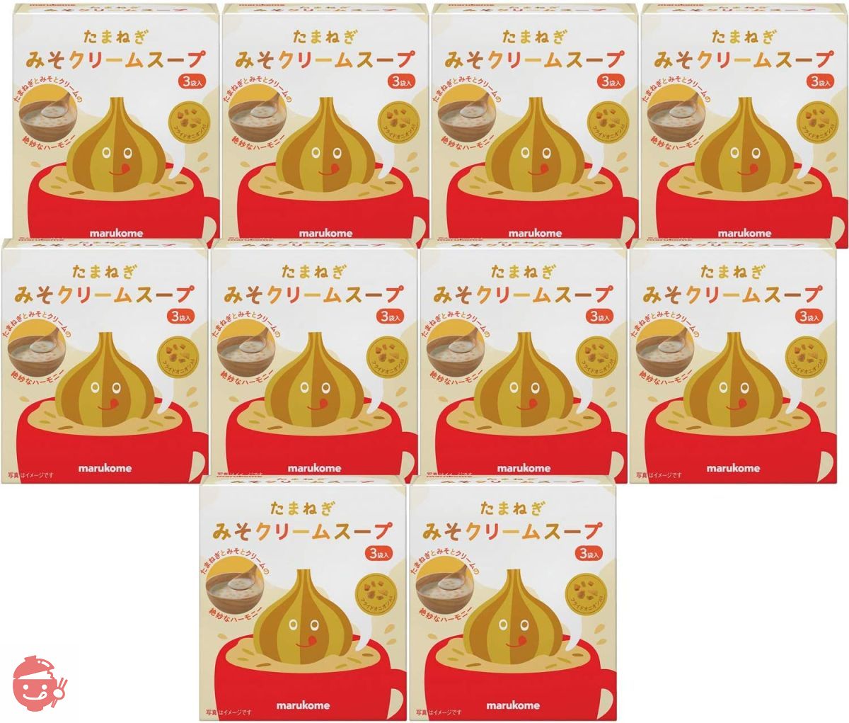 Marukome onion miso cream soup 3 servings x 10 pieces – Japacle