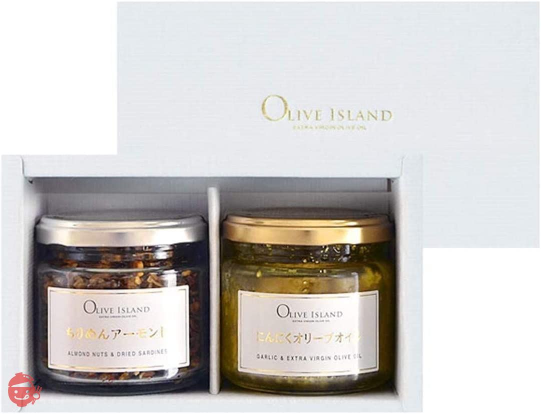 OLIVEISLAND seasoning gift crepe almond 60g, garlic olive oil 130g 2 p – Japacle