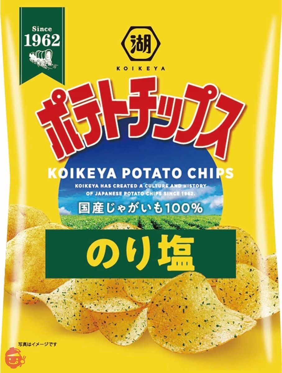 Koikeya Potato Chips Nori Salt 60g?12 bags – Japacle