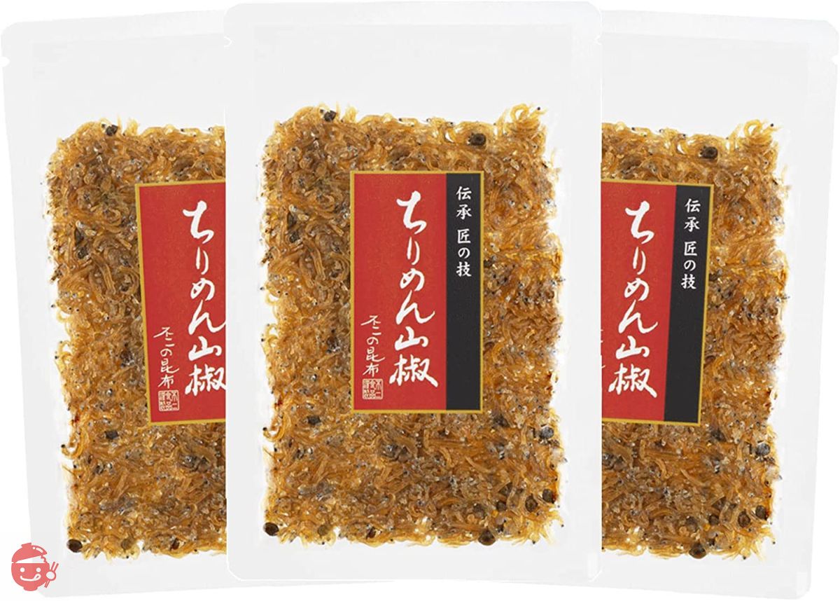 [Fuji no Kombu] Chirimen Japanese pepper 50g x 3 pieces [F] Accompanie – Japacle