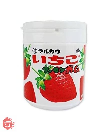 マルカワ いちごマーブルガム ボトル 130g×3個 – Japacle