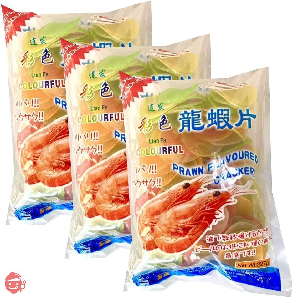 Ebisen dragon shrimp pieces 5 colors 227g 3 bags set – Japacle