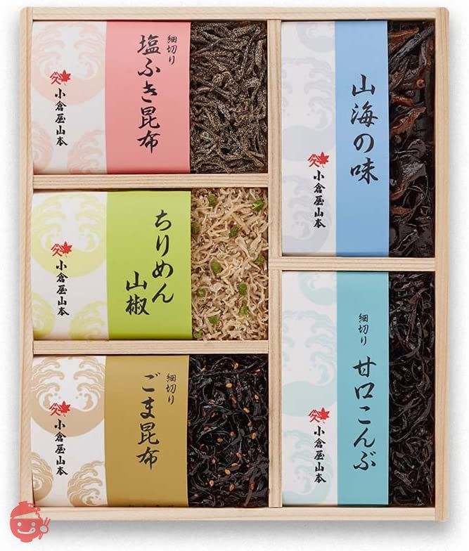 (Tsukudani) Gift Konbu Assortment SE-15 250g in a wooden box Okuraya Y – Japacle