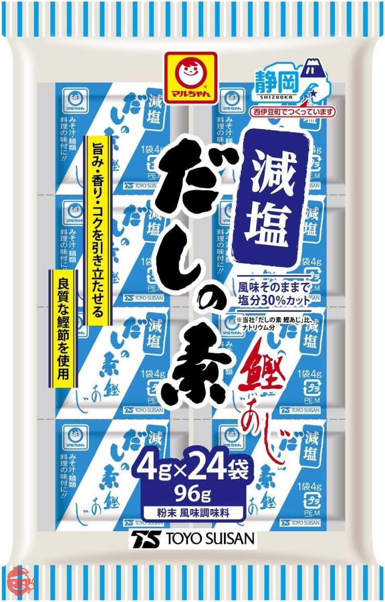 マルちゃん だしの素鰹あじ 減塩(4g×24P) 96g – Japacle