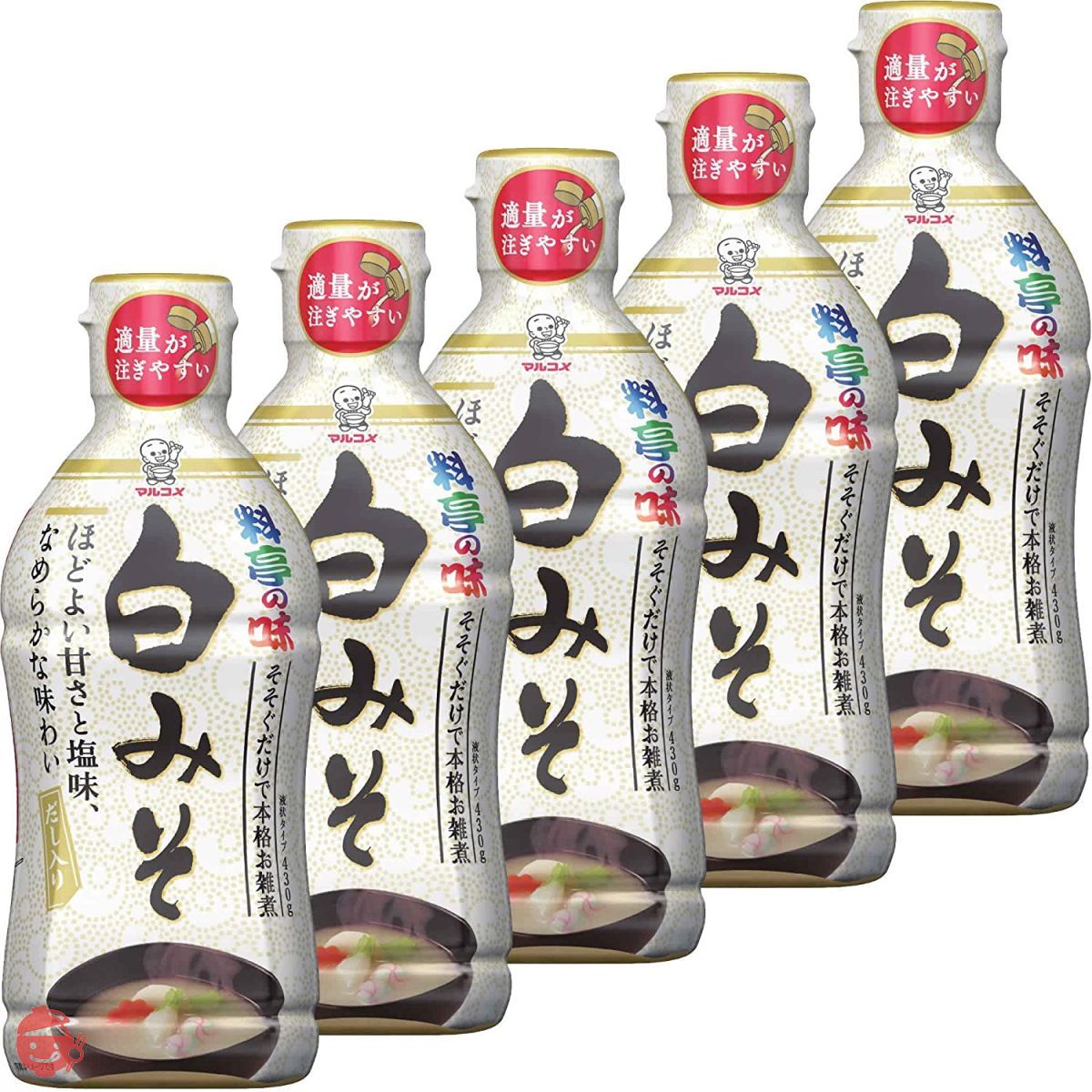 Marukome Liquid Miso Restaurant's Taste White Miso Dashi 430g x 5 Piec – Japacle