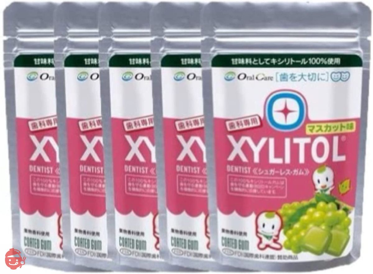 [×5] Oral Care Xylitol Gum Lamichuck Muscat – Japacle