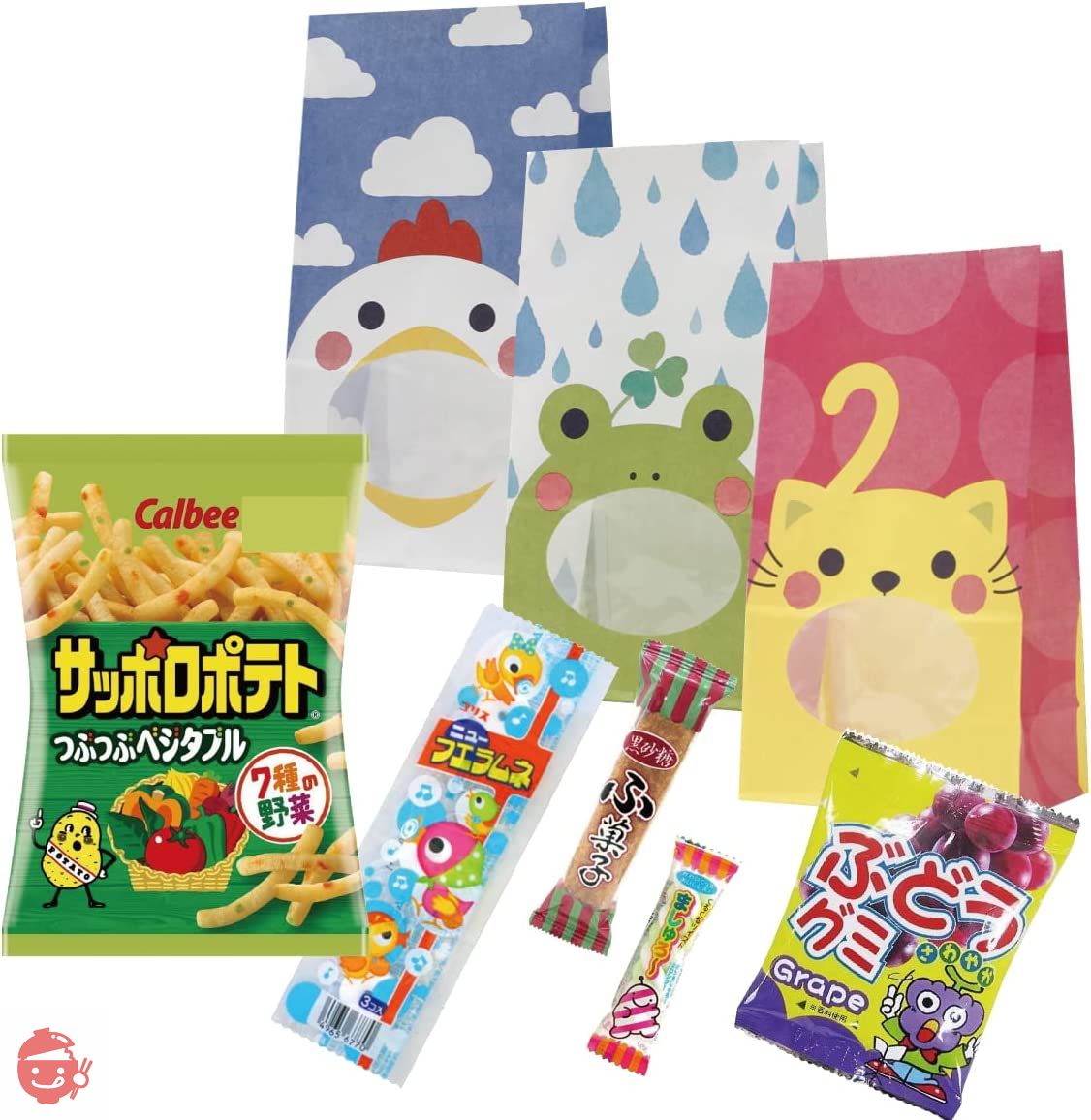 [Allergy-friendly sweets bag packed (cute bag) 200 yen] Sweets set 5 t – Japacle