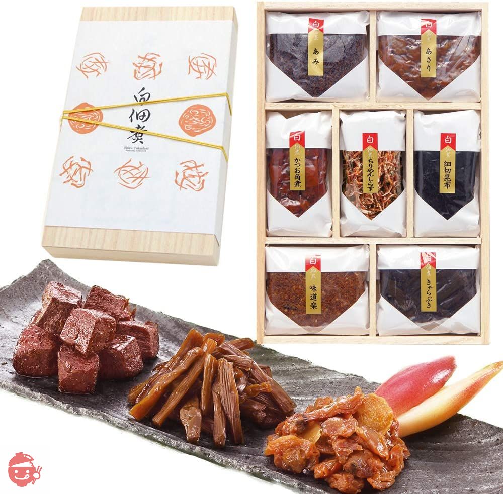 Shinbashi Tamakiya White Tsukudani Assortment 7 Types AS-7 (Ami/Clams/ – Japacle