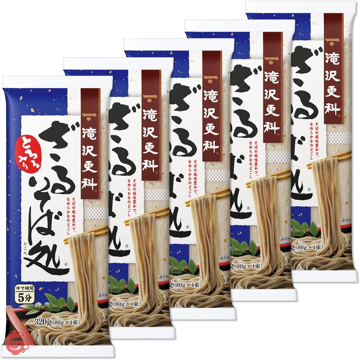 滝沢更科 ざるそば処 320g×5個 – Japacle