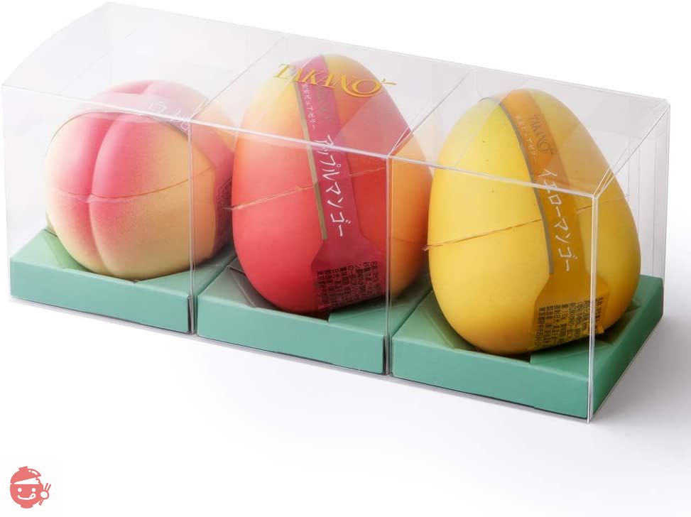 Shinjuku Takano Fruit Pure Jelly 3 EC (Apple Mango / Yellow Mango / Wh – Japacle