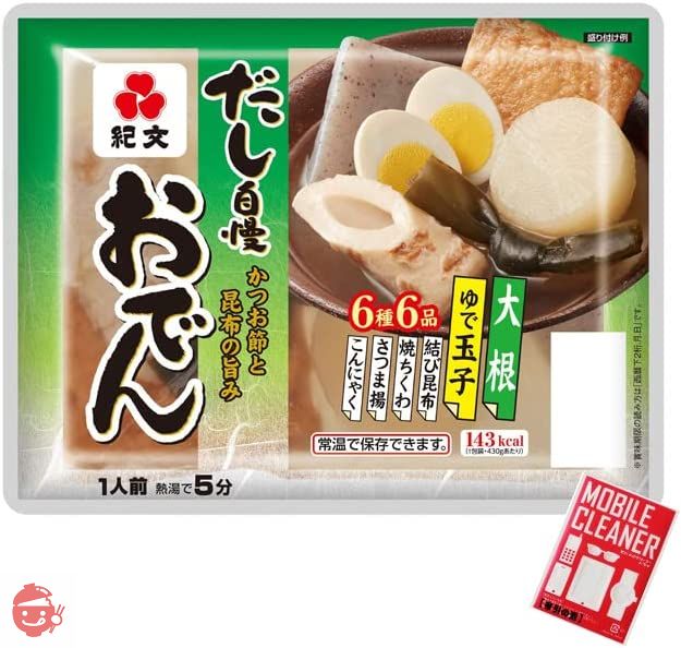 Kibun Oden 430g x 12 pieces with original smartphone cleaner (set item – Japacle