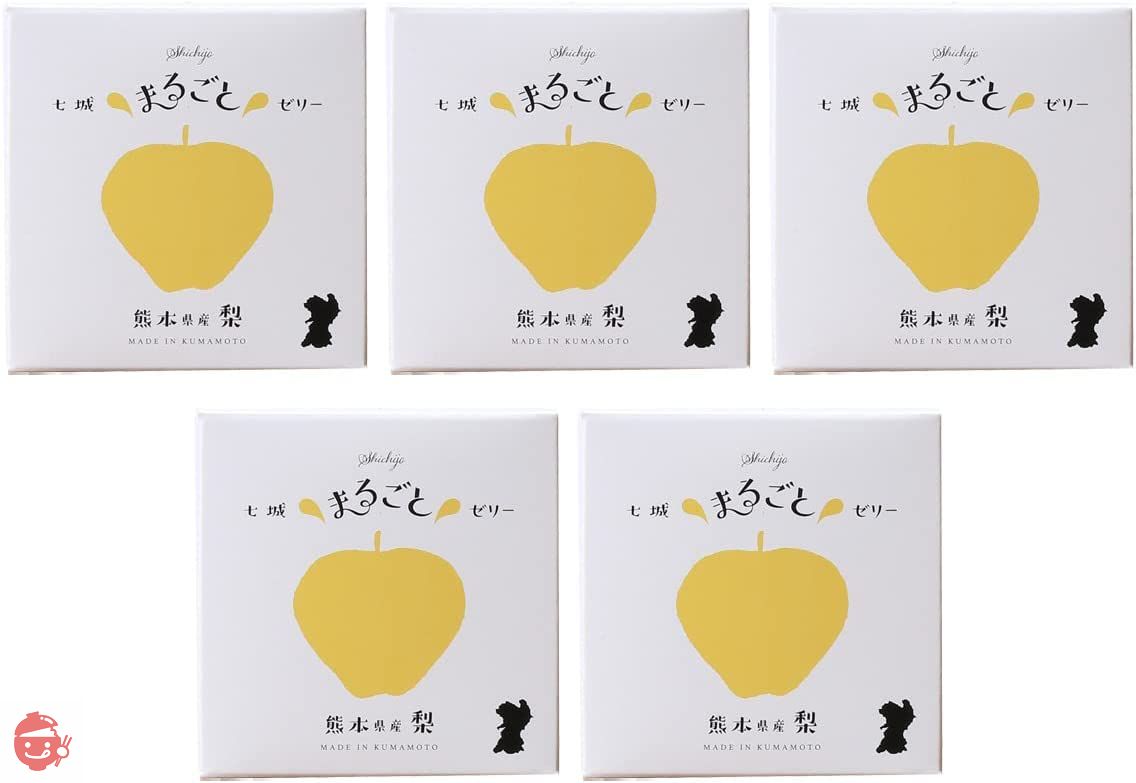 [Shichijo Specialty Products Center] Pear Jelly 75g x 5 – Japacle