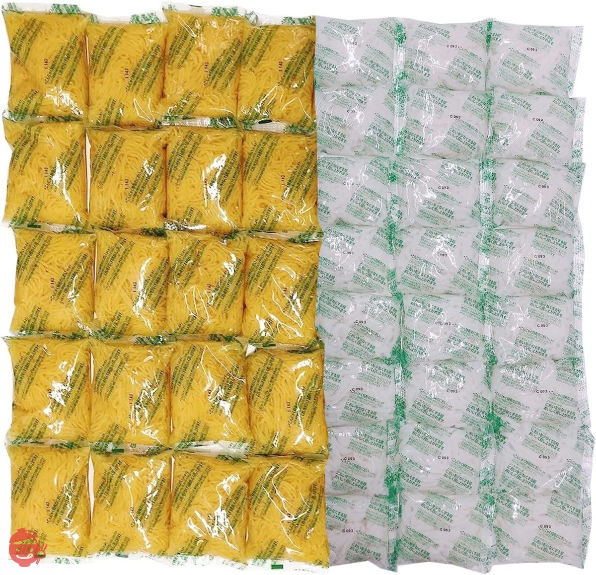 こんにゃく麺(黄色麺20袋・うどん麺20袋)合計40袋セット (麺のみ/スープ・つゆ無し) 【 工場直送 】替え玉 替玉 こんにゃくパスタ – Japacle