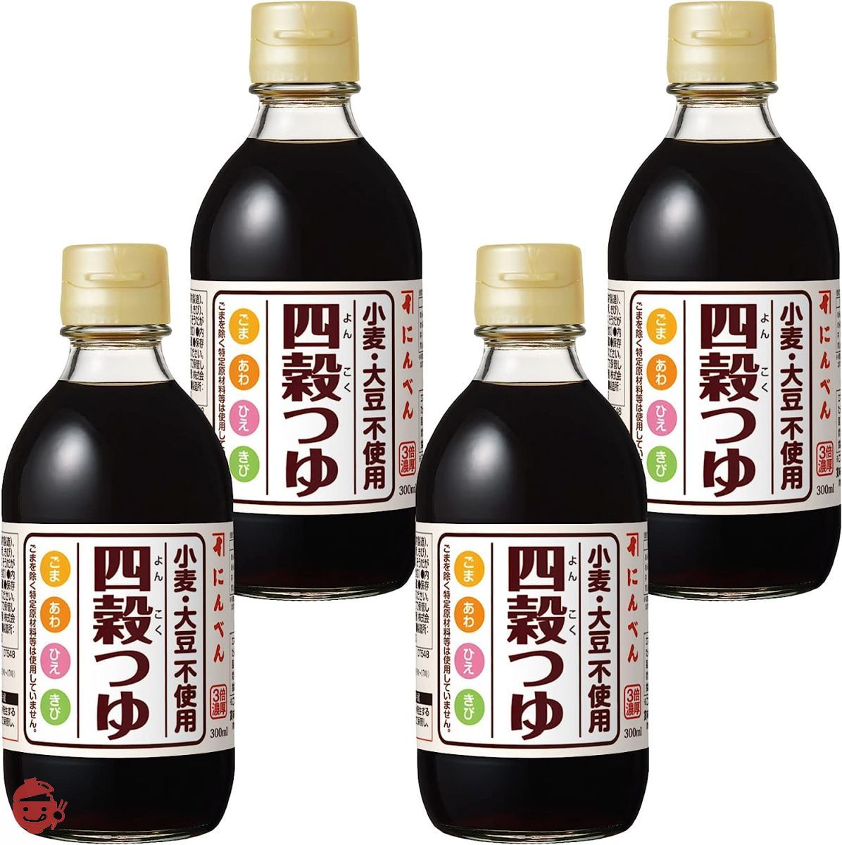 Ninben Shikoku Tsuyu 300mL x 4 bottles (three times thicker) [sesame ...