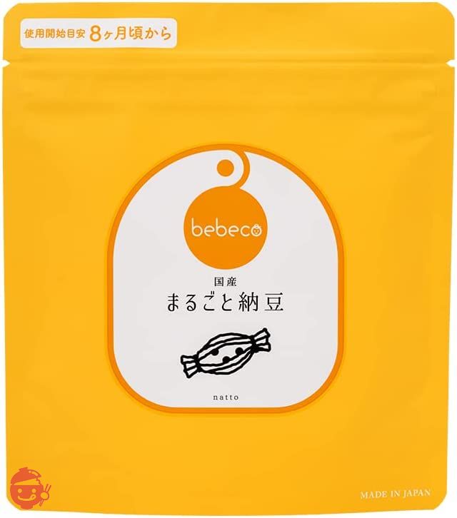 bebeco whole baby food whole natto 60g baby food domestic soybean 100% ...