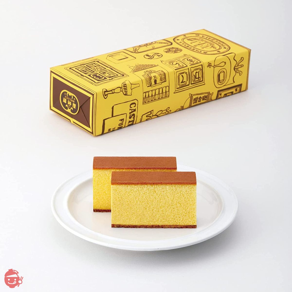 Castella Honke Fukusaya Castella small piece No. 1 1 piece with carrie – Japacle