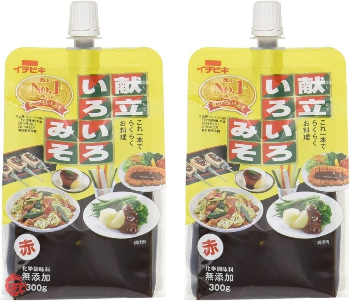 [Bulk purchase] Ichibiki menu various miso red 300g x 2 pieces – Japacle