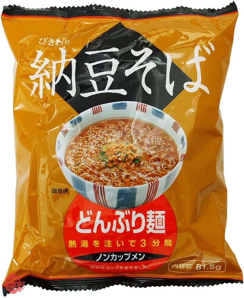 Toei donburi noodles/natto soba 81.5g x 6 bags – Japacle