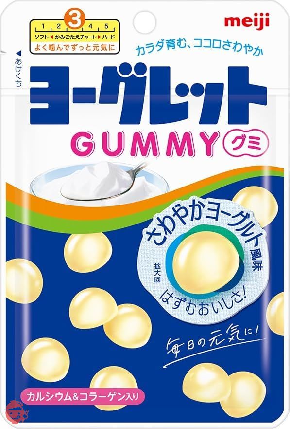Meiji yogurt gummies 51g x 10 pieces – Japacle