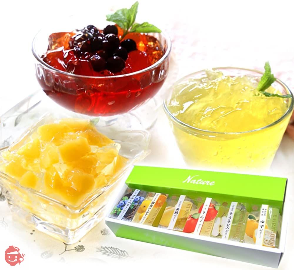 RIMTAE Seasonal Fruit Jelly 6 Types Assortment Domestic Gift Gift Gree ...