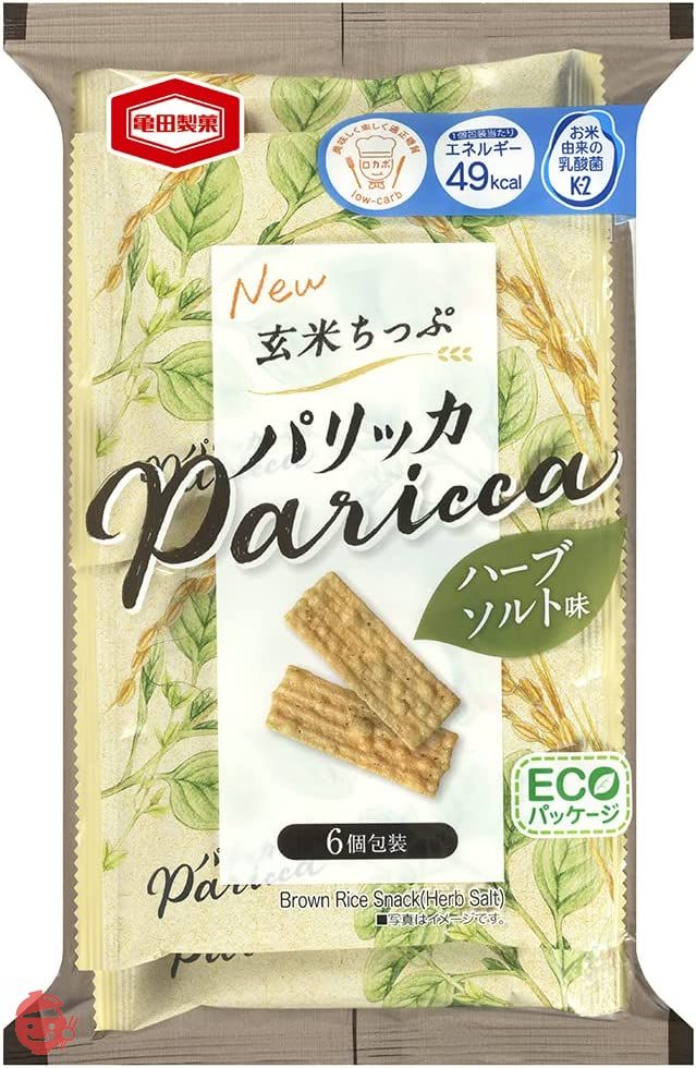 Kameda seika brown rice chip parica herb salt flavor 66g x 12 bags ...