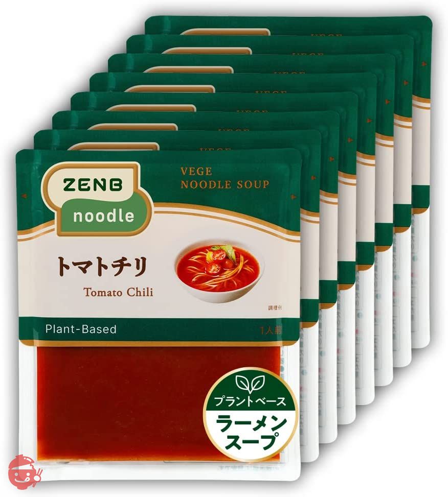 ZENB [Outlet Product] Zenbu Noodle Ramen Soup 8 Meals Tomato Chili (Pl ...